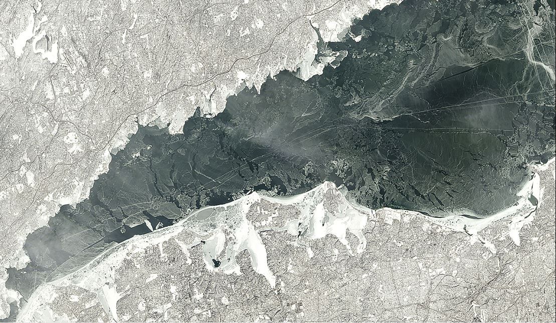 Imágenes heladas para la historia del este de los EE.UU.