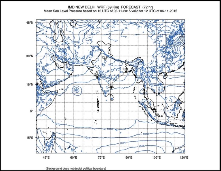 Un nuevo ciclón se está formando en el mar Arábigo, después de Chapala