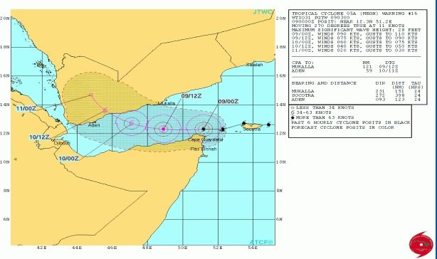 Un record sin precedentes de ciclones tropicales en el mar Arábigo