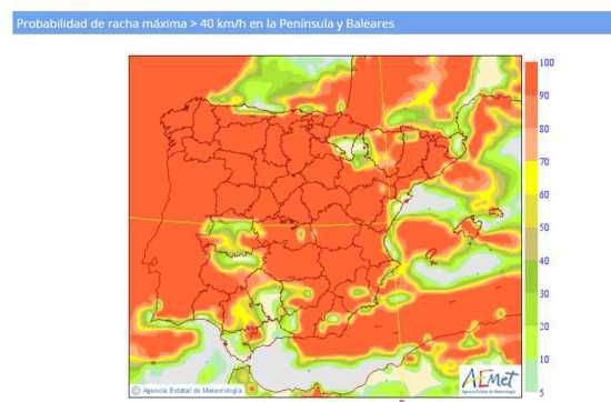 AEMET amplía la información de su web con mapas probabilísticos de ...
