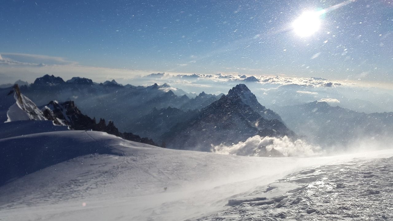 ¡Vuelo Venecia - Paris, tormentitas en los Alpes!