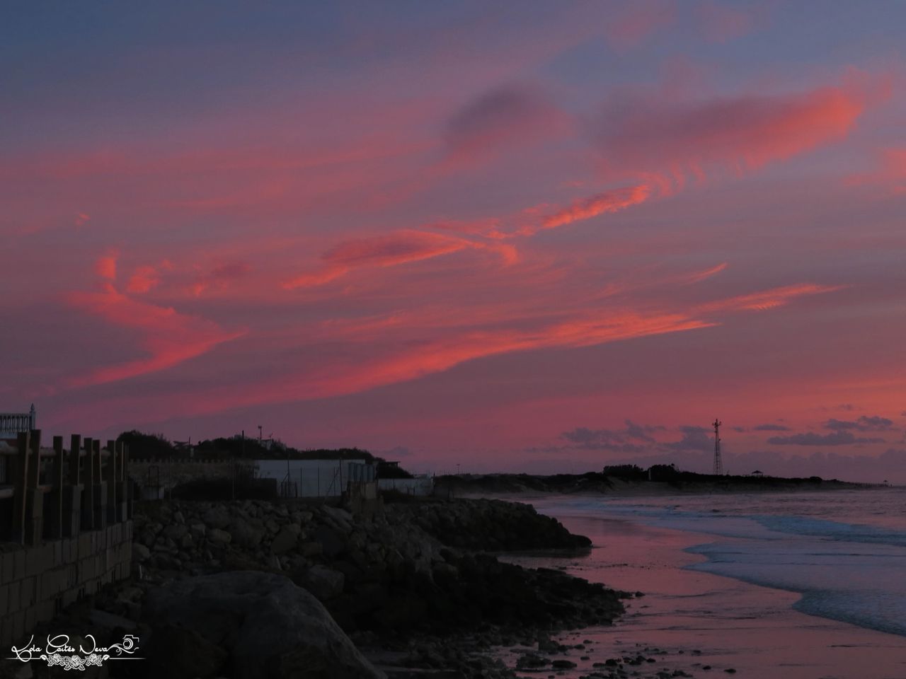 Colores del atardecer en Rota (Cádiz)