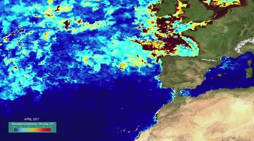 Color del Océano Atlántico