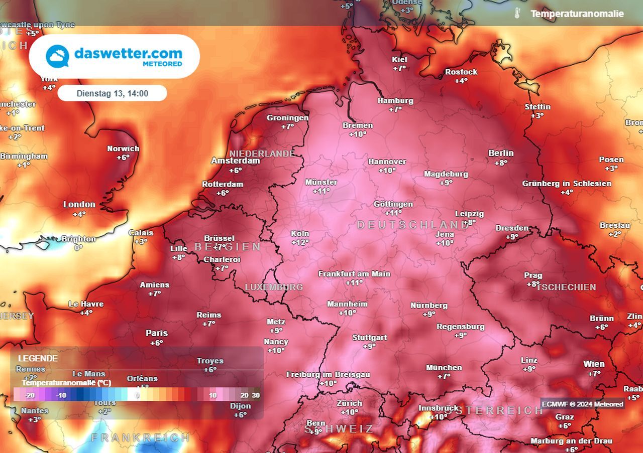 45-Grad-Hitze rauscht nach Europa: Eine Hitzeblase beschert Deutschland heiße Tage. So heftig ...