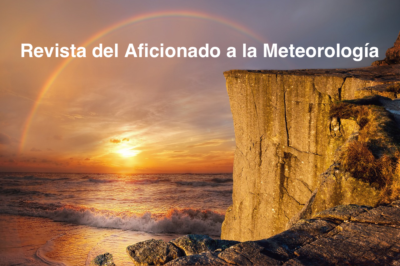 Arco iris de niebla y Marte