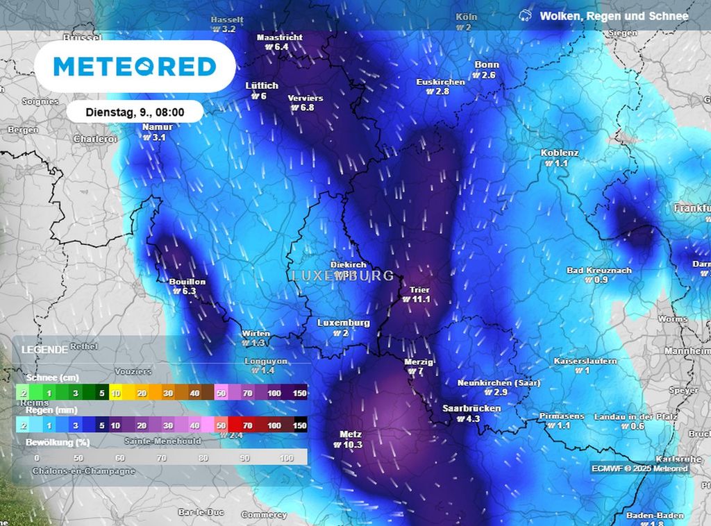 Alarmstufe Rot: Akute Unwetterwarnungen des DWD für Rheinland-Pfalz und das Saarland – Gefahr ...