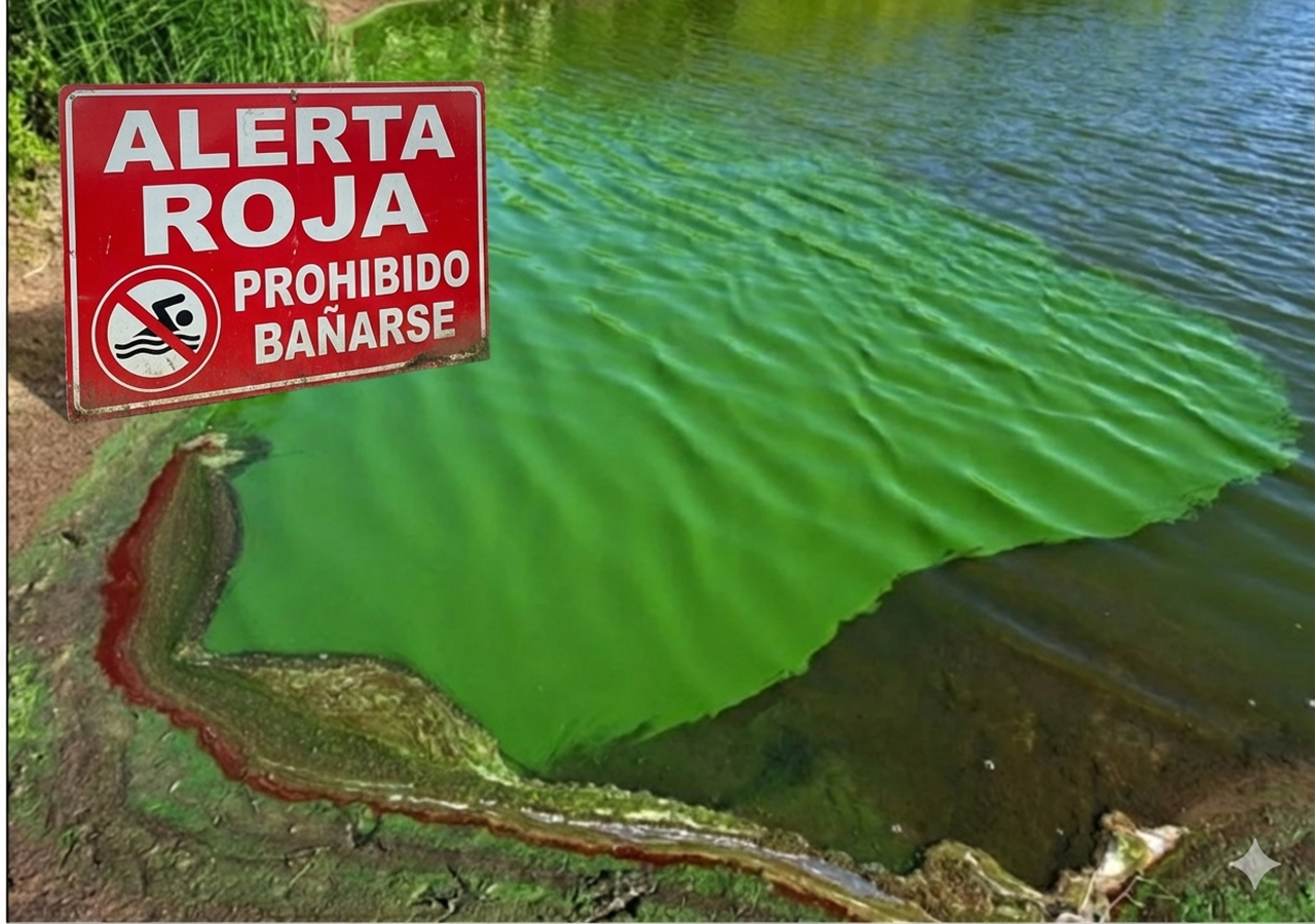 Alerta roja y naranja por cianobacterias tóxicas en seis municipios de ...