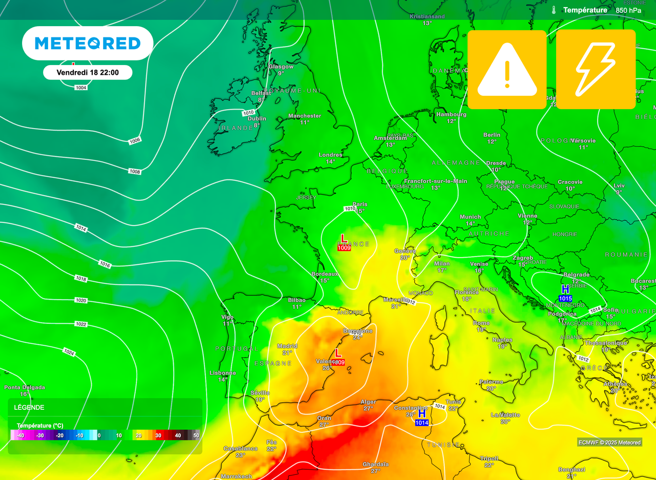 Alerte météo : de gros orages sont attendus dans ces régions françaises ...