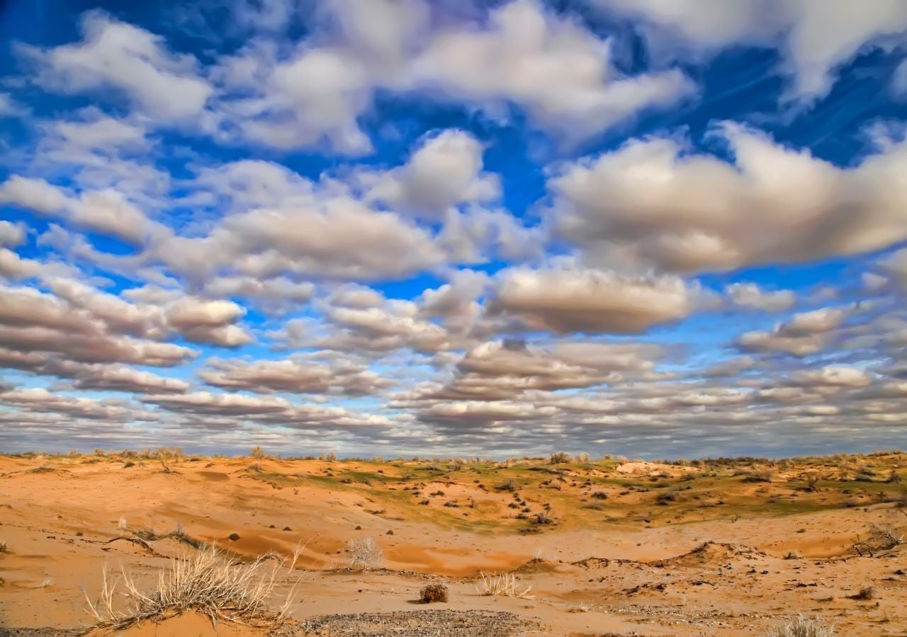 Mapa Fisico Do Deserto De Karakum