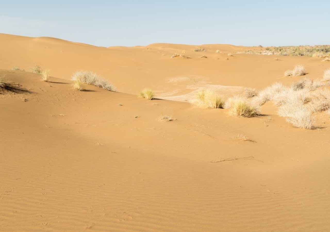 Mapa Fisico Do Deserto De Karakum