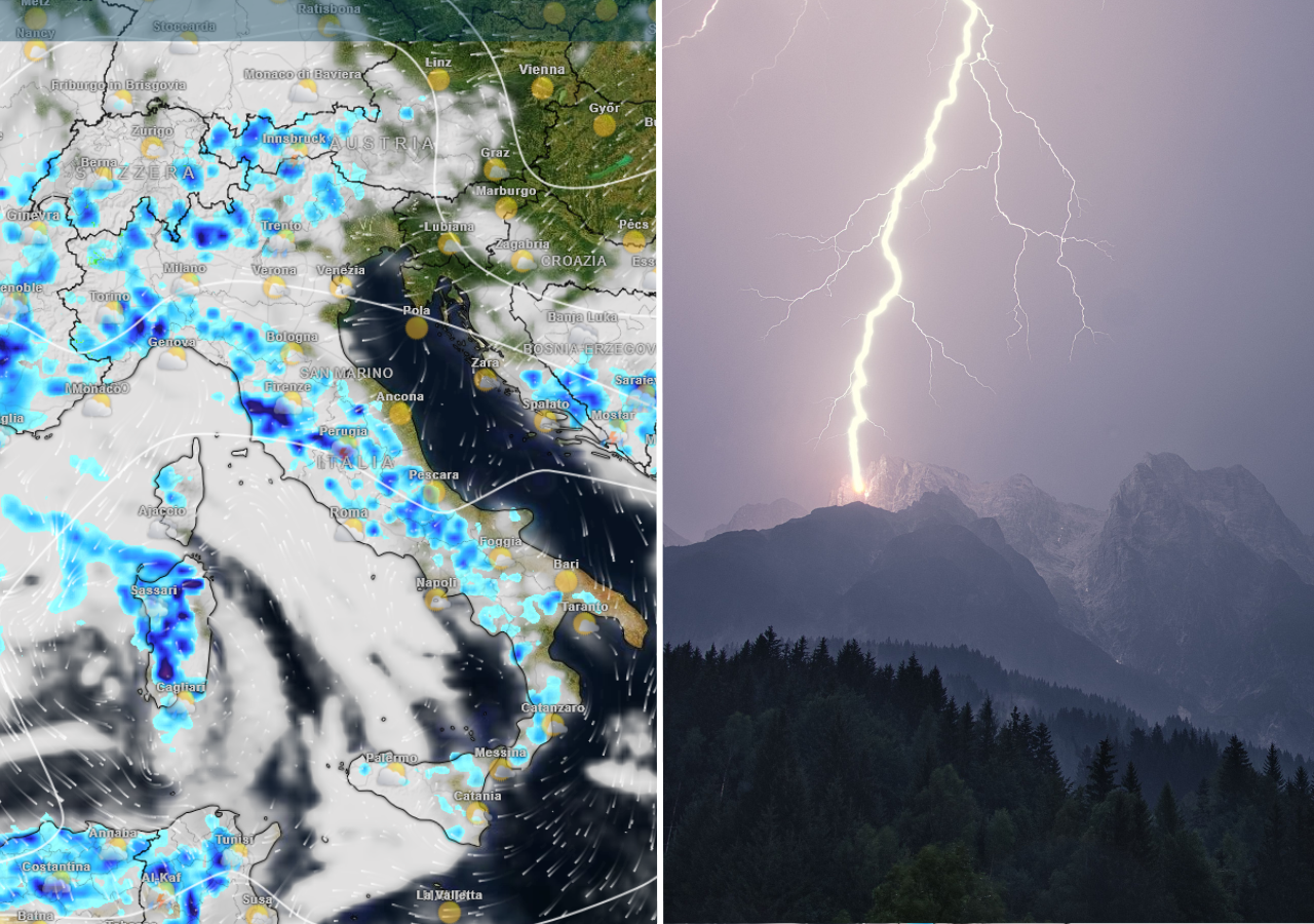 Tra poche ore fioccheranno temporali, allerta meteo tra Lazio e Umbria ...