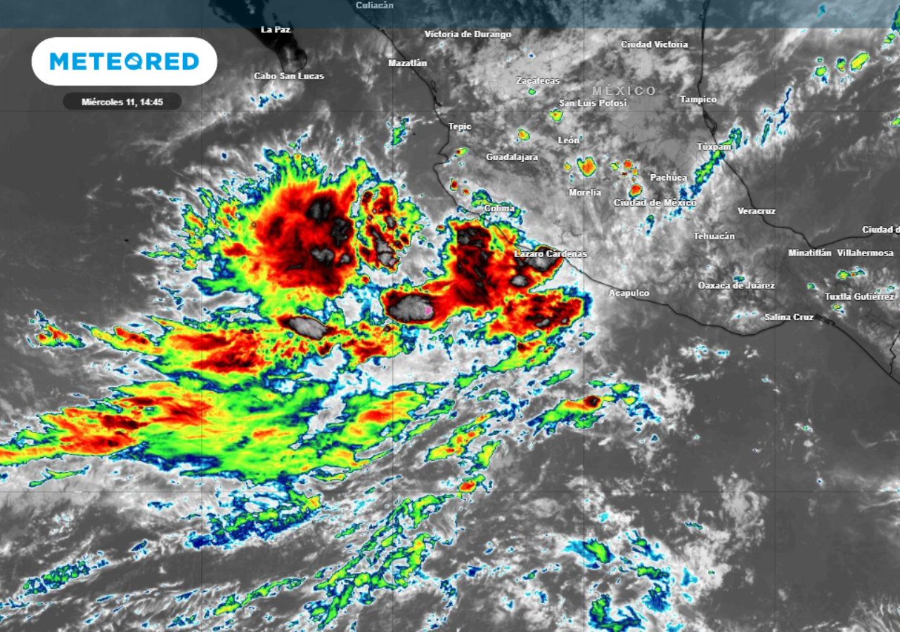 Amenaza de formación ciclónica frente a las costas del Pacífico Mexicano