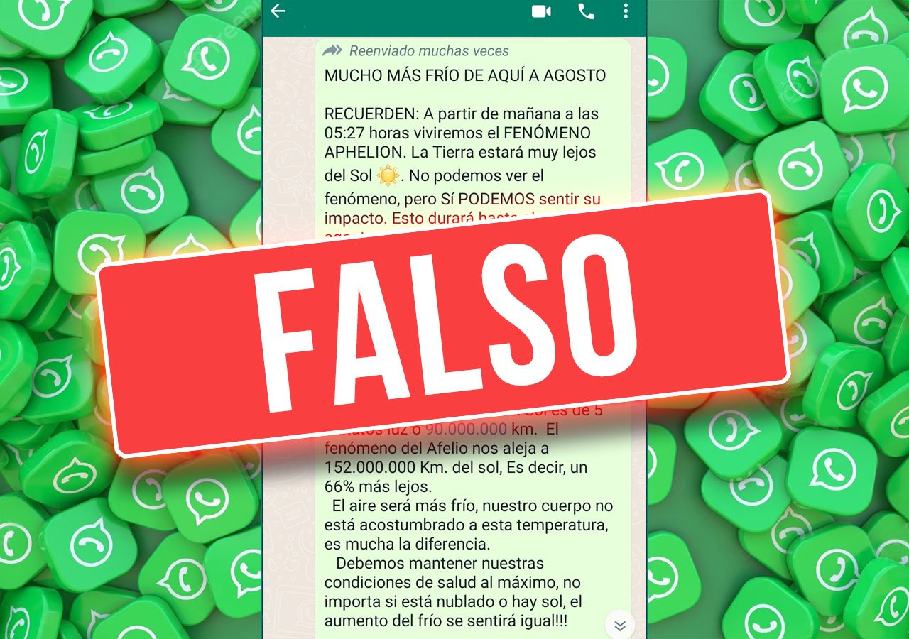 'Aphelio 2023': se viraliza información falsa por WhatsApp y redes ...