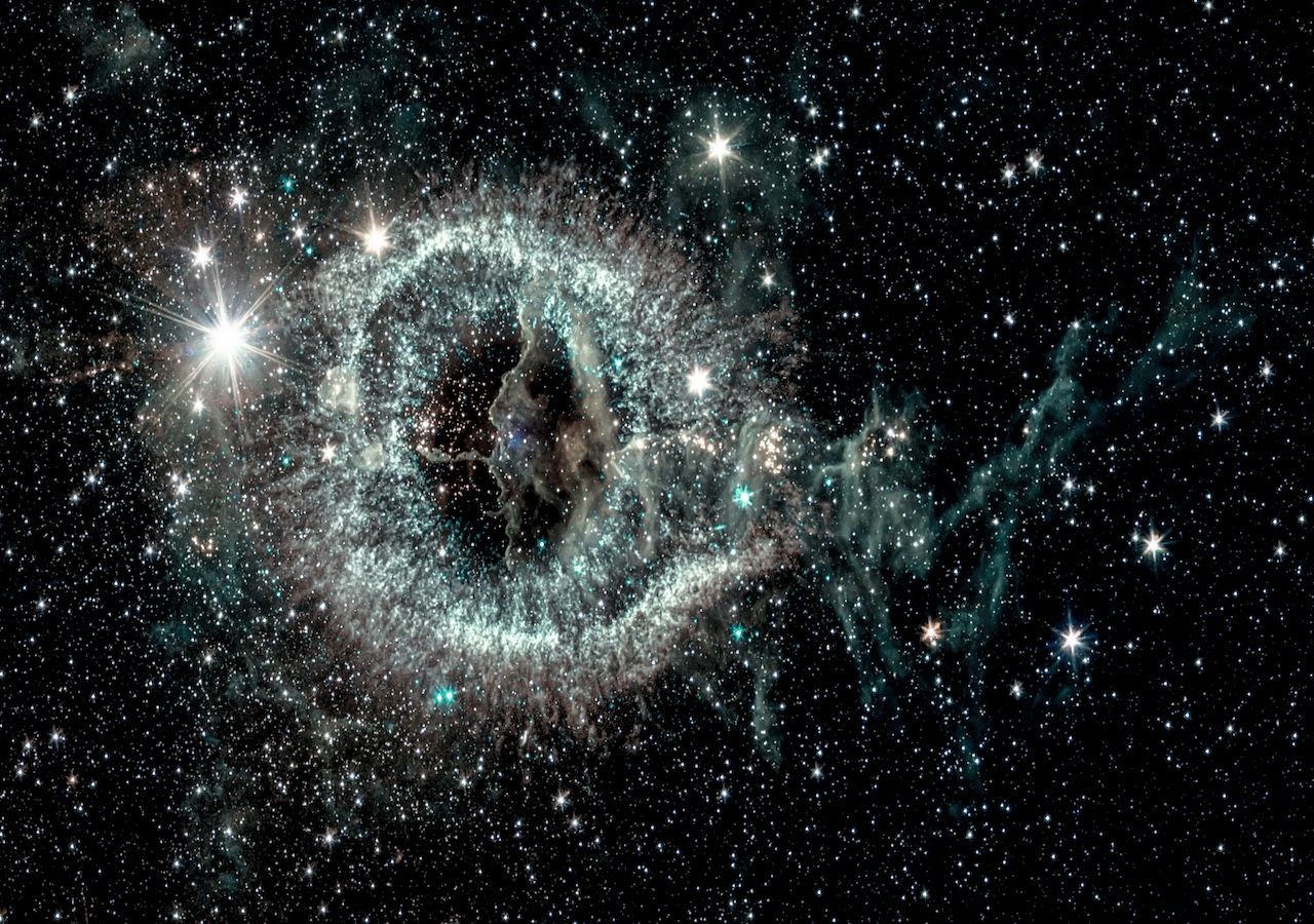 Dies ist die größte Galaxie im Universum, und ihre Dimensionen sind ... Dies ist die größte Galaxie im Universum, und ihre Dimensionen sind ...