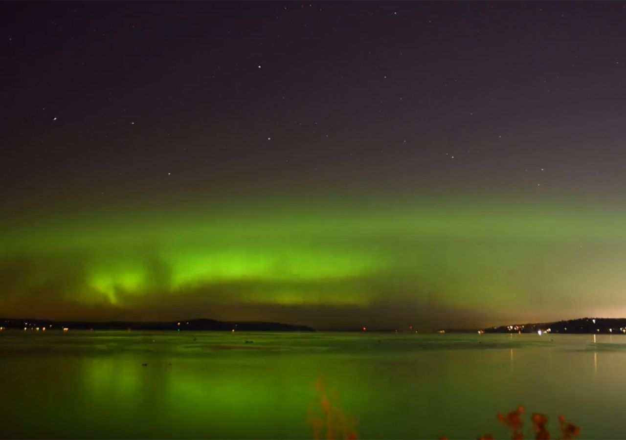 Tormenta solar: ¡los vídeos con la explosión de auroras boreales!