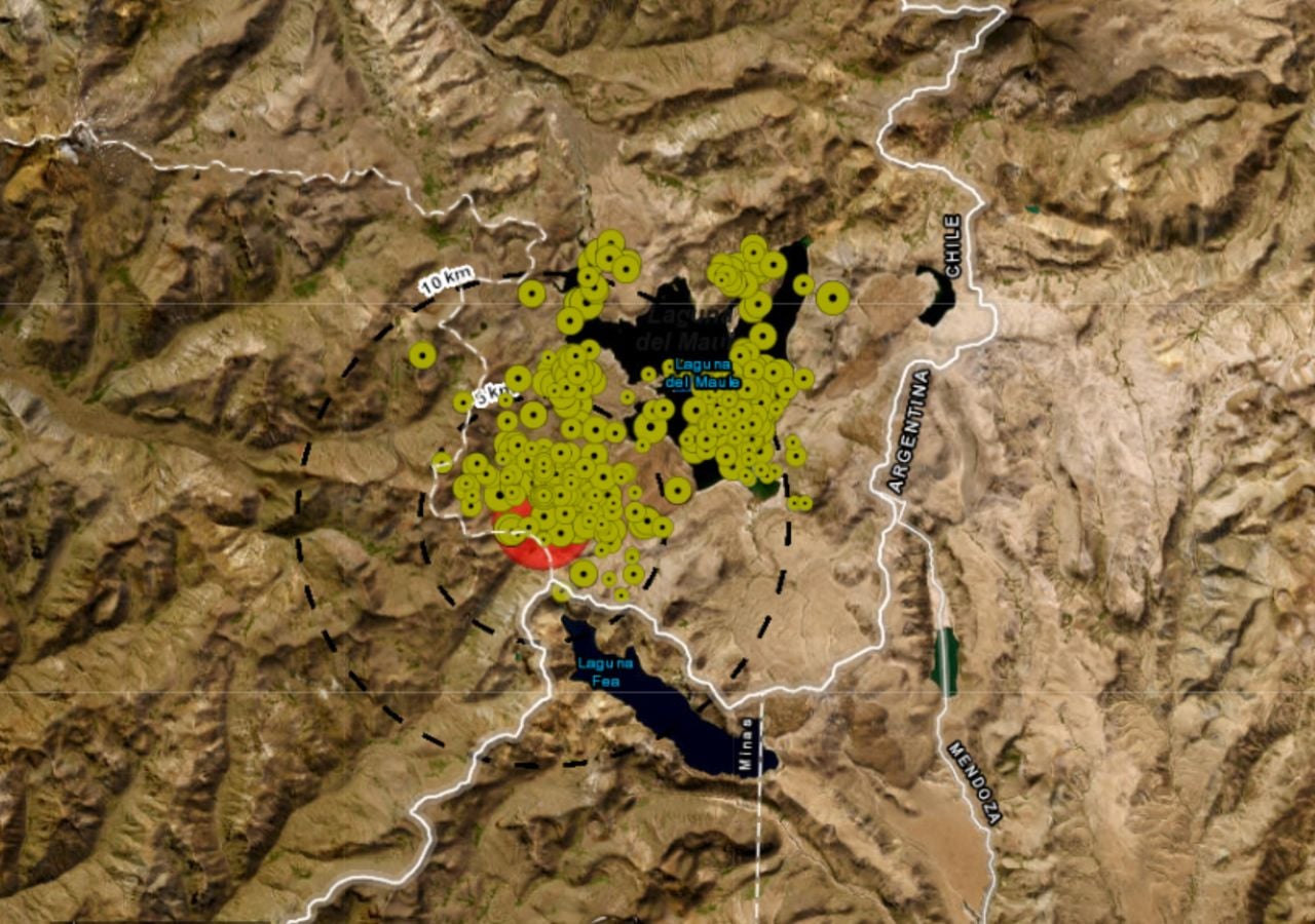 Aumenta la alerta técnica del volcán Laguna del Maule: SERNAGEOMIN ...