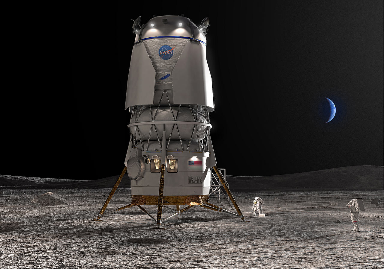 Batalla por la Luna: Blue Origin gana contrato con la NASA para ...