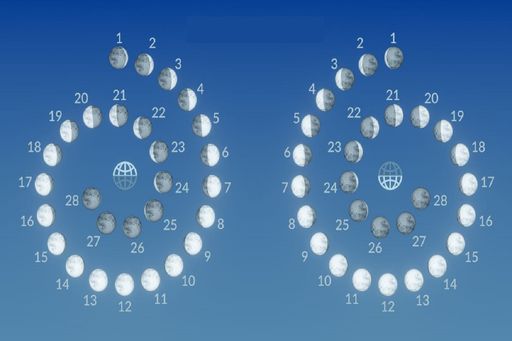 Fases Del Calendario Lunar