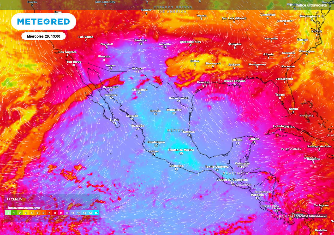 ¡Calor extremo en México! El anticiclón se fortalece intensificando la ...