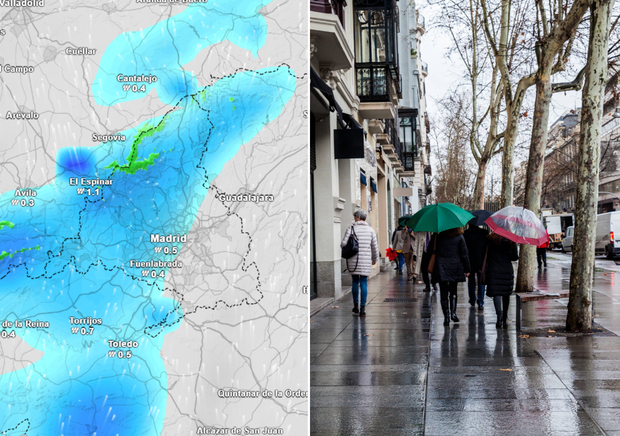 Cambia el tiempo en Madrid: cuándo es más probable que llueva entre hoy ...