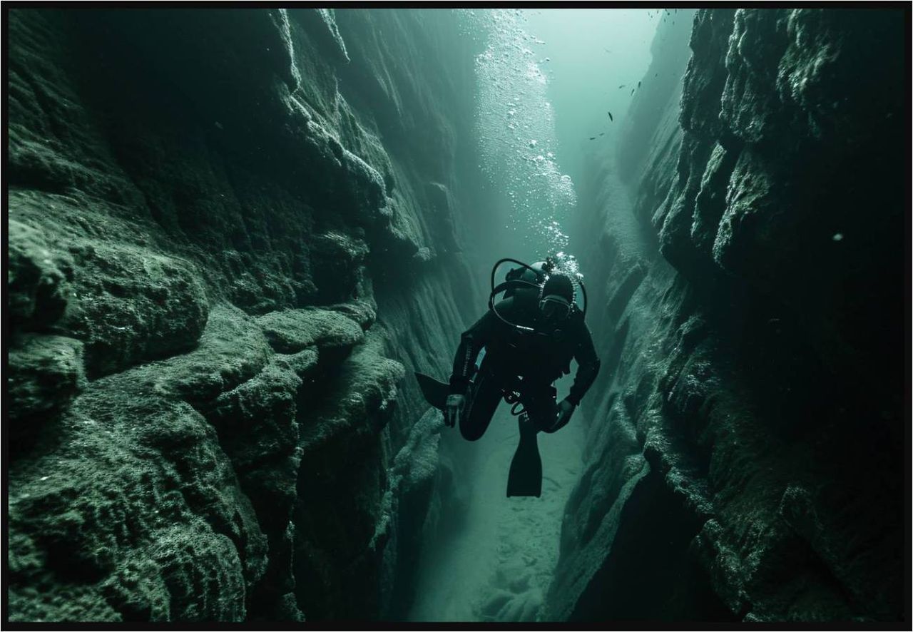 Cânion subaquático colossal é descoberto nas profundezas do Mar ...