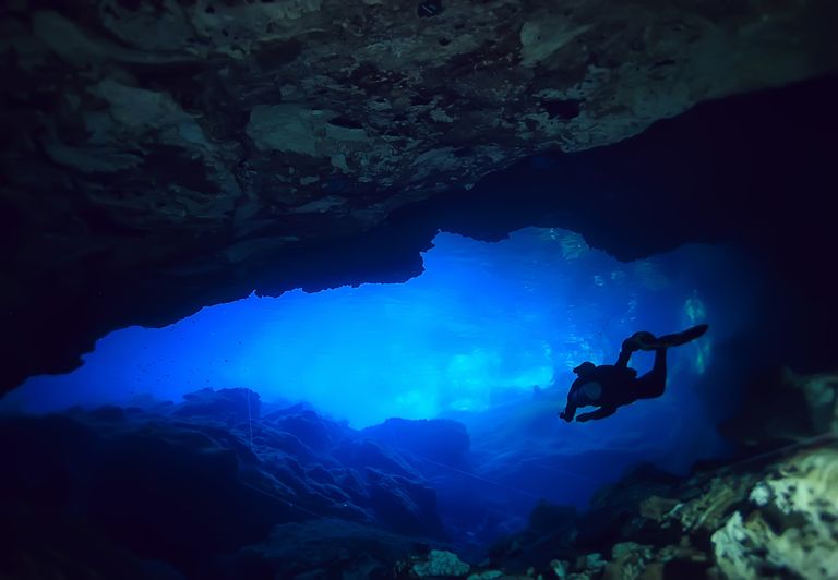 Cave Diving Wallpaper