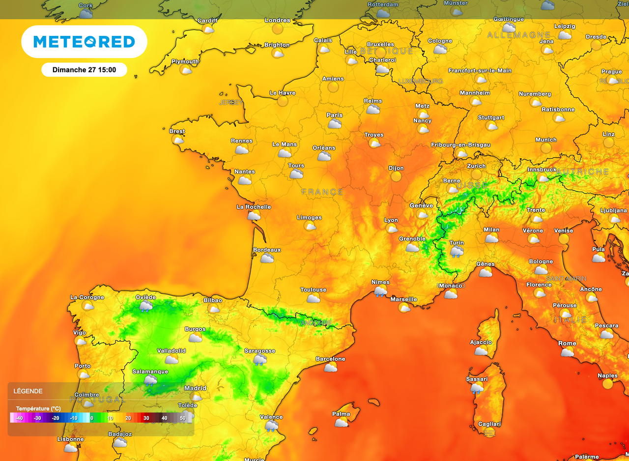 Ce dimanche en France : l'anticyclone va-t-il stopper les importantes ...