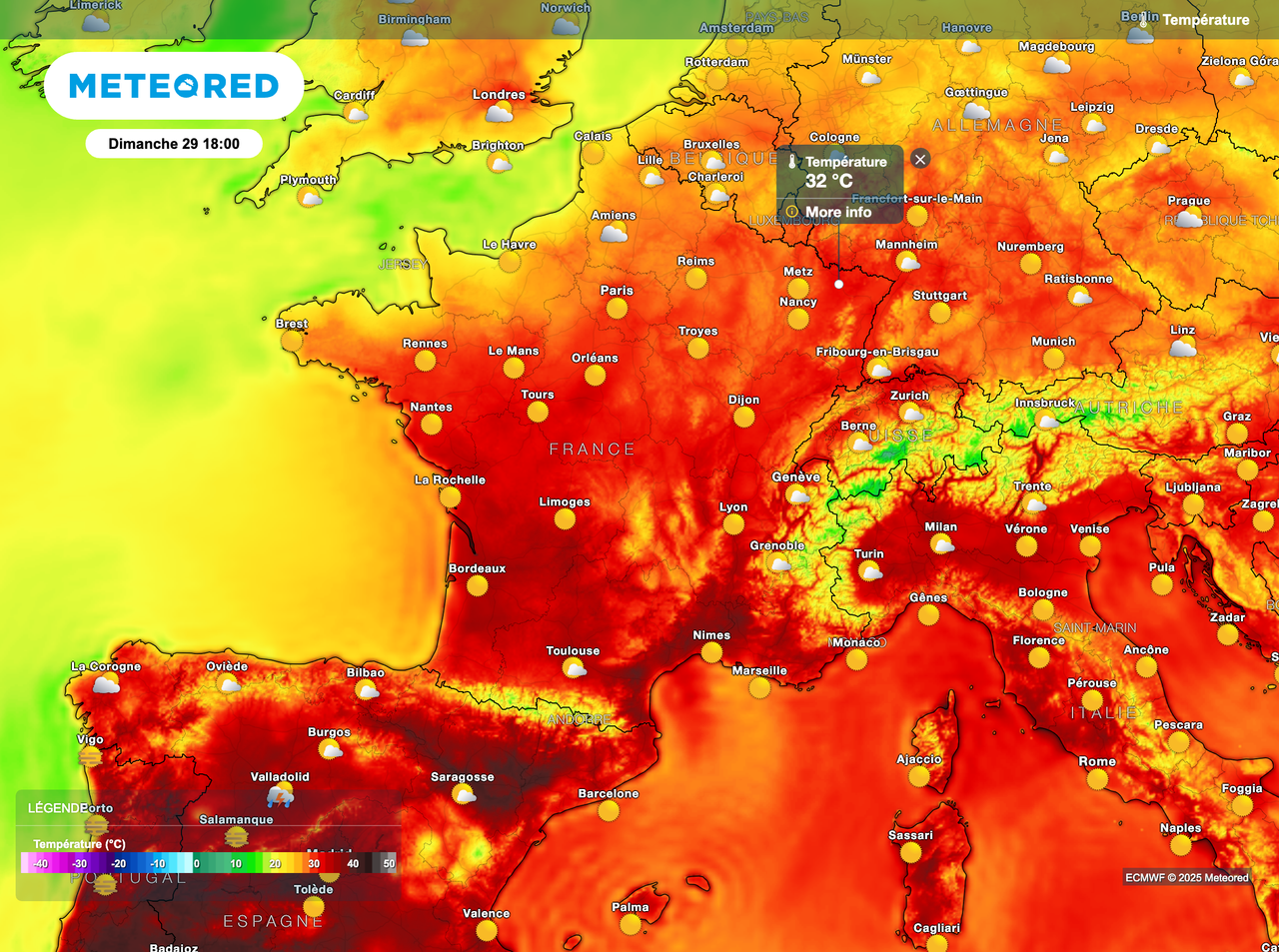 Ce dimanche, la canicule gagne du terrain ! Découvrez les prévisions ...