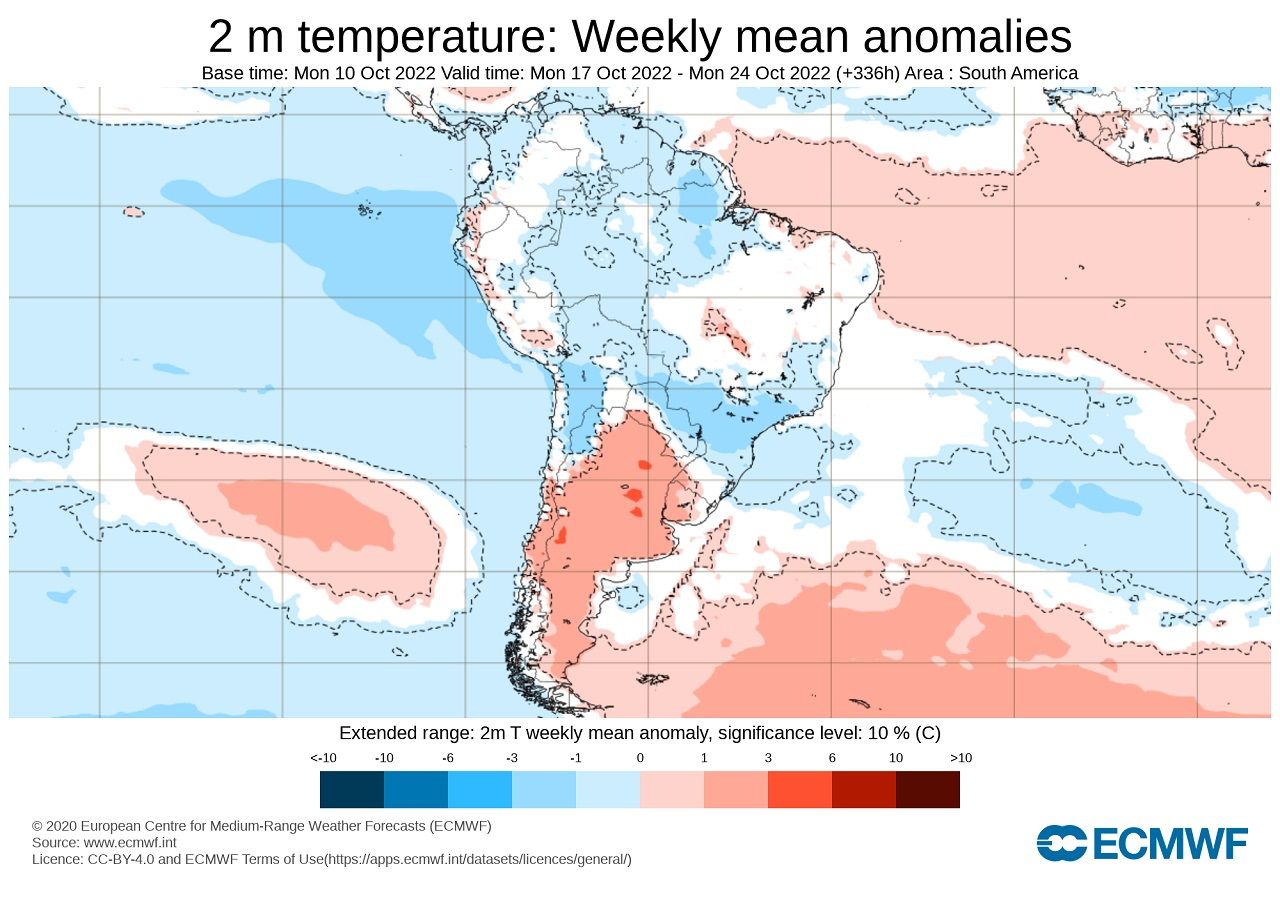 Clima primaveral se instalará de vez durante la segunda quincena de octubre