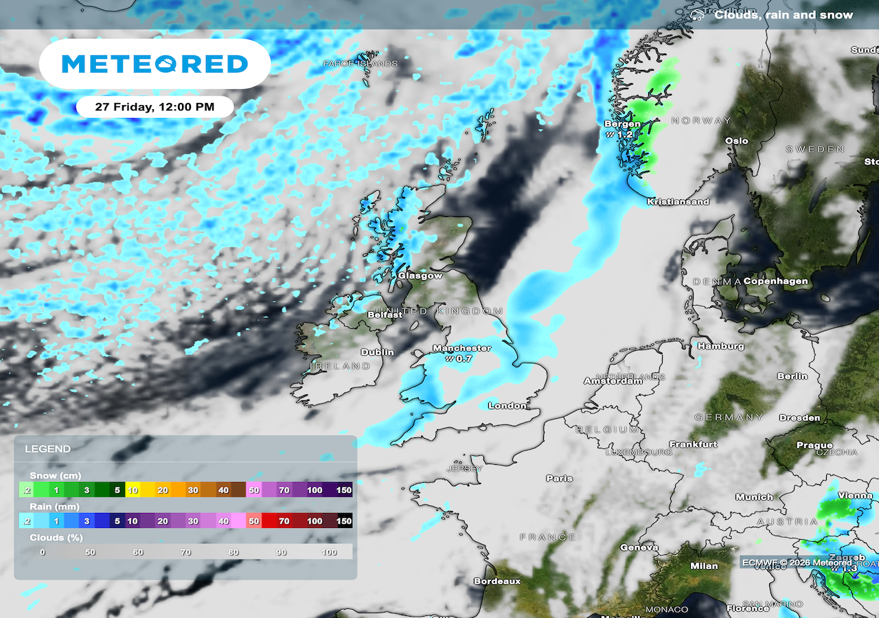 Cold snap to grip Britain until Sunday – maps show when rain and snow ...