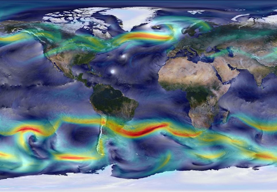 Comportamiento de los vientos en la atmósfera, segunda parte