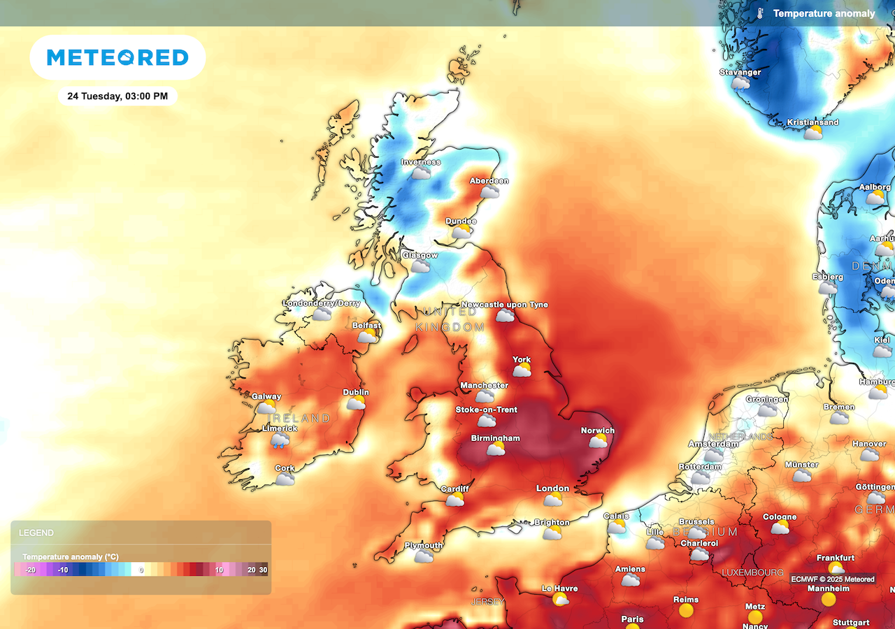 Cooler days ahead: North-south weather divide shapes the UK’s forecast