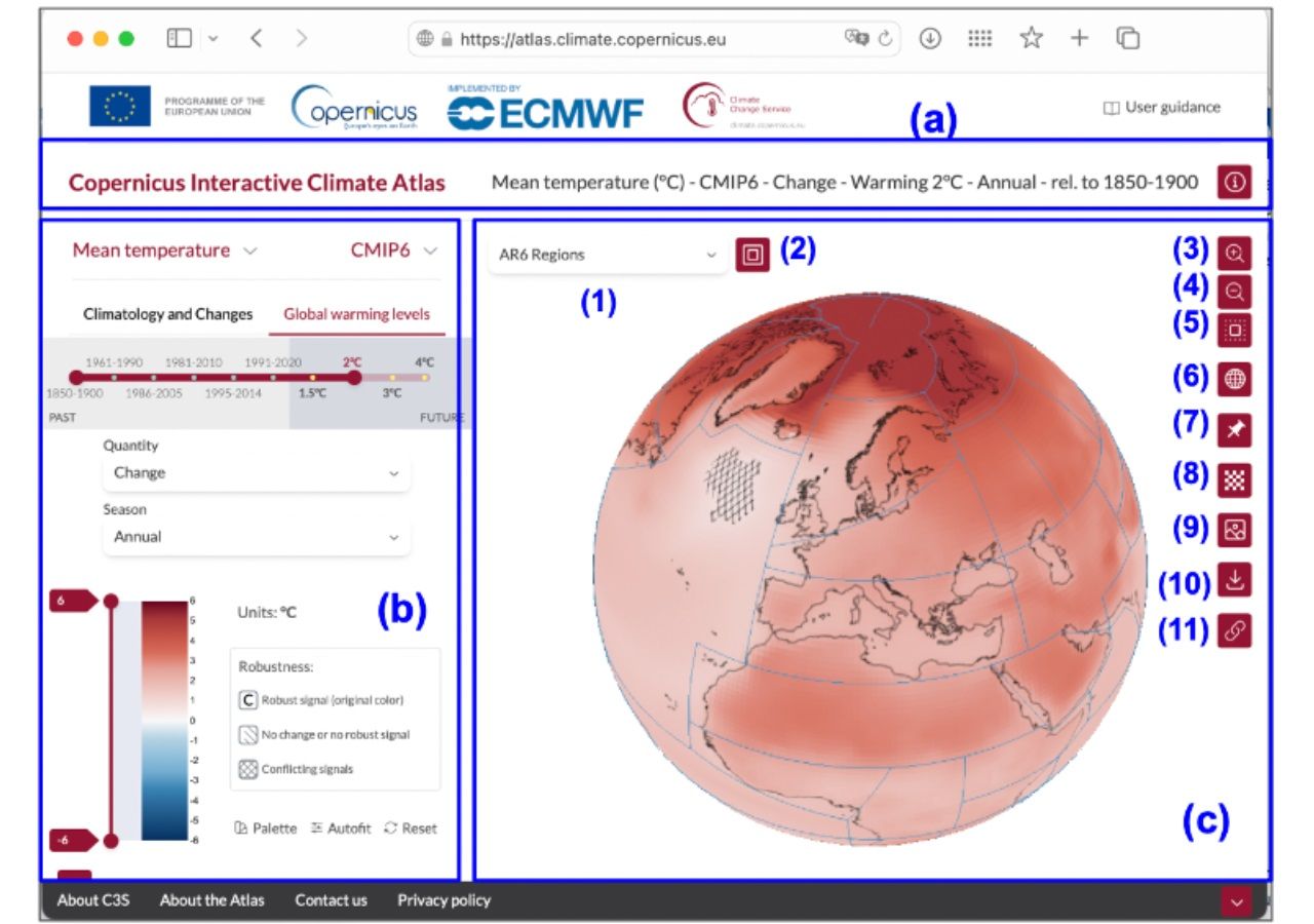 Copernicus apresenta o seu Atlas Climático Interativo que pode ser ...