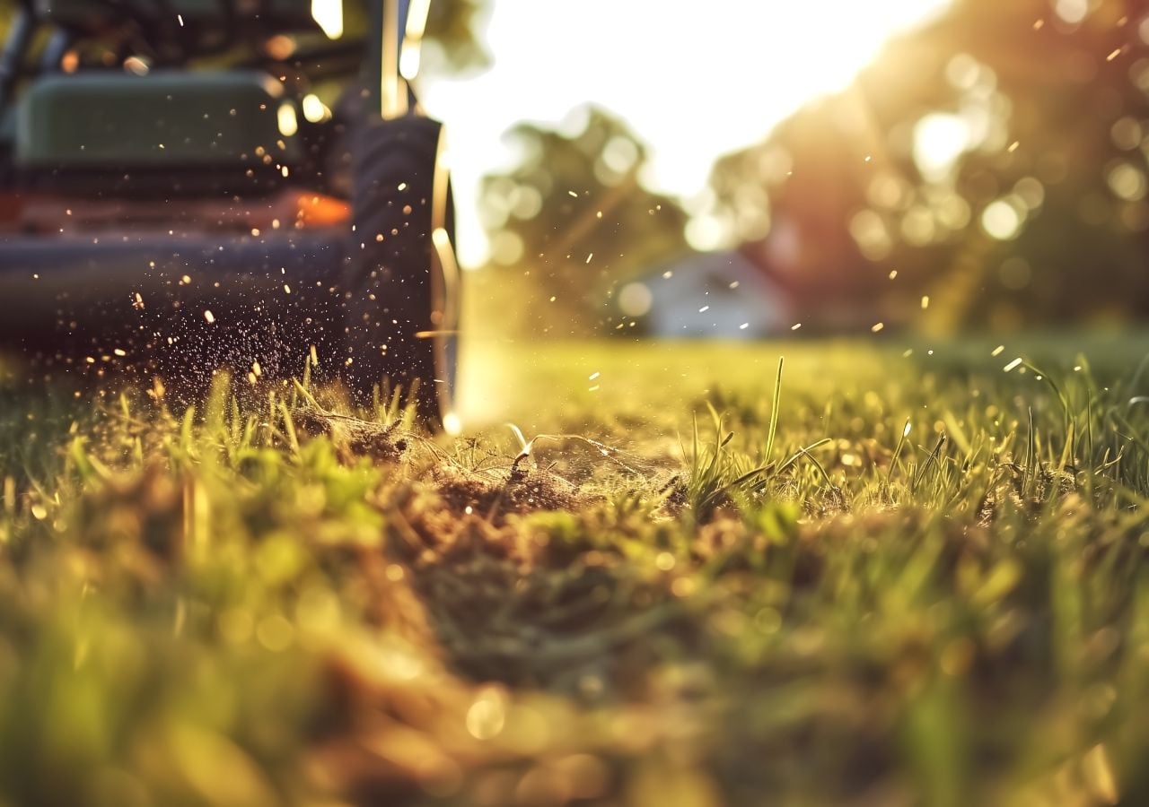 Cortar el césped en este horario lo vuelve más verde y resistente (casi ...