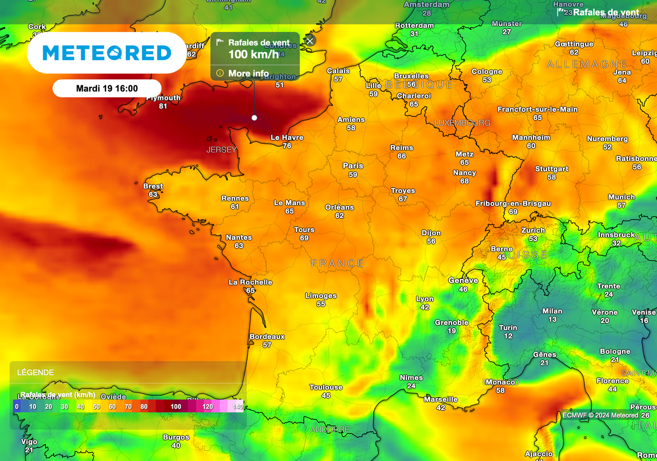 Météo : coup de vent, tempête ? De fortes rafales de vent prévues en ...