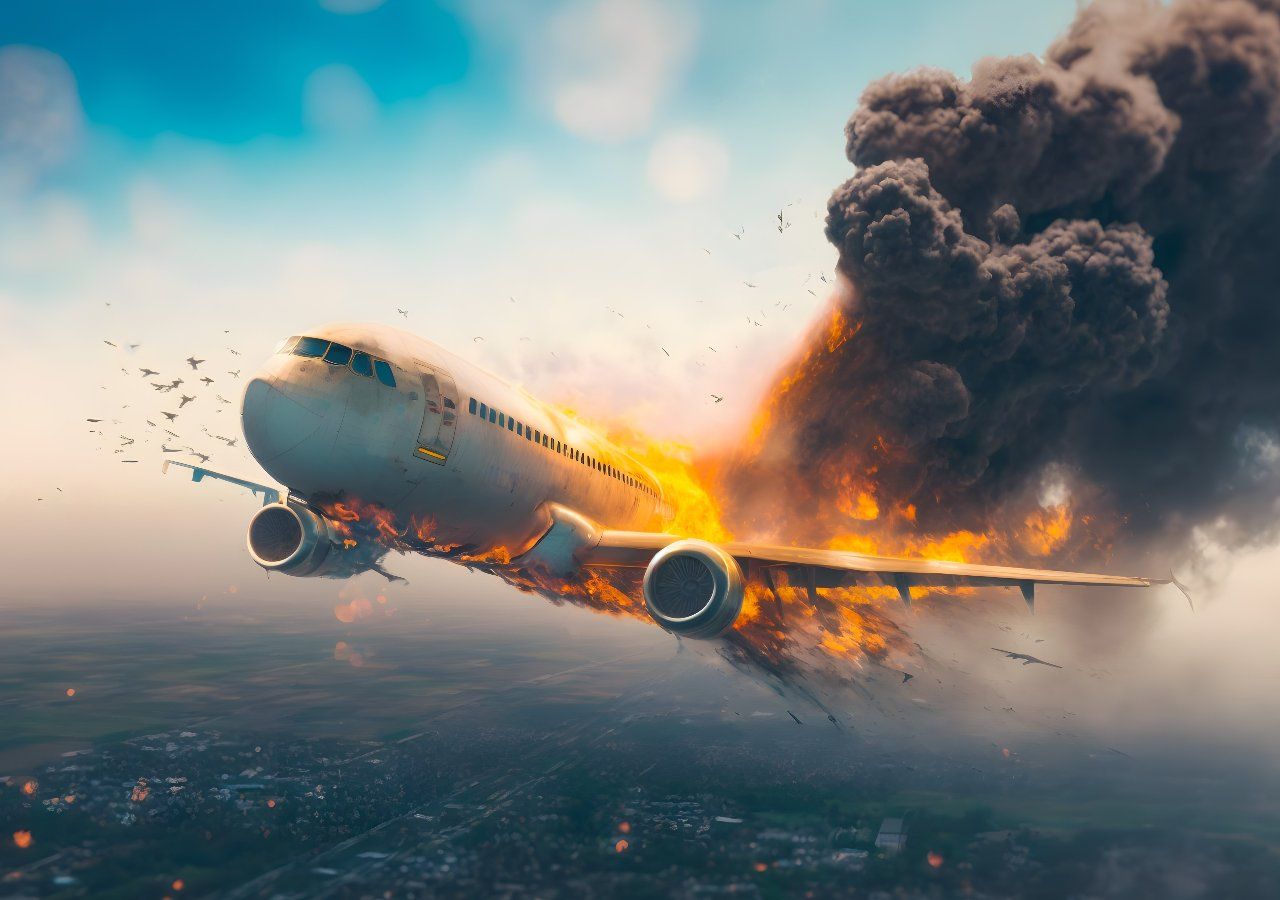 Should we be concerned about the impact of space debris on airplanes?