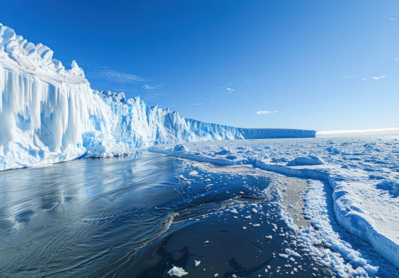 El derretimiento del hielo en la Antártica amenaza las plataformas y la ...