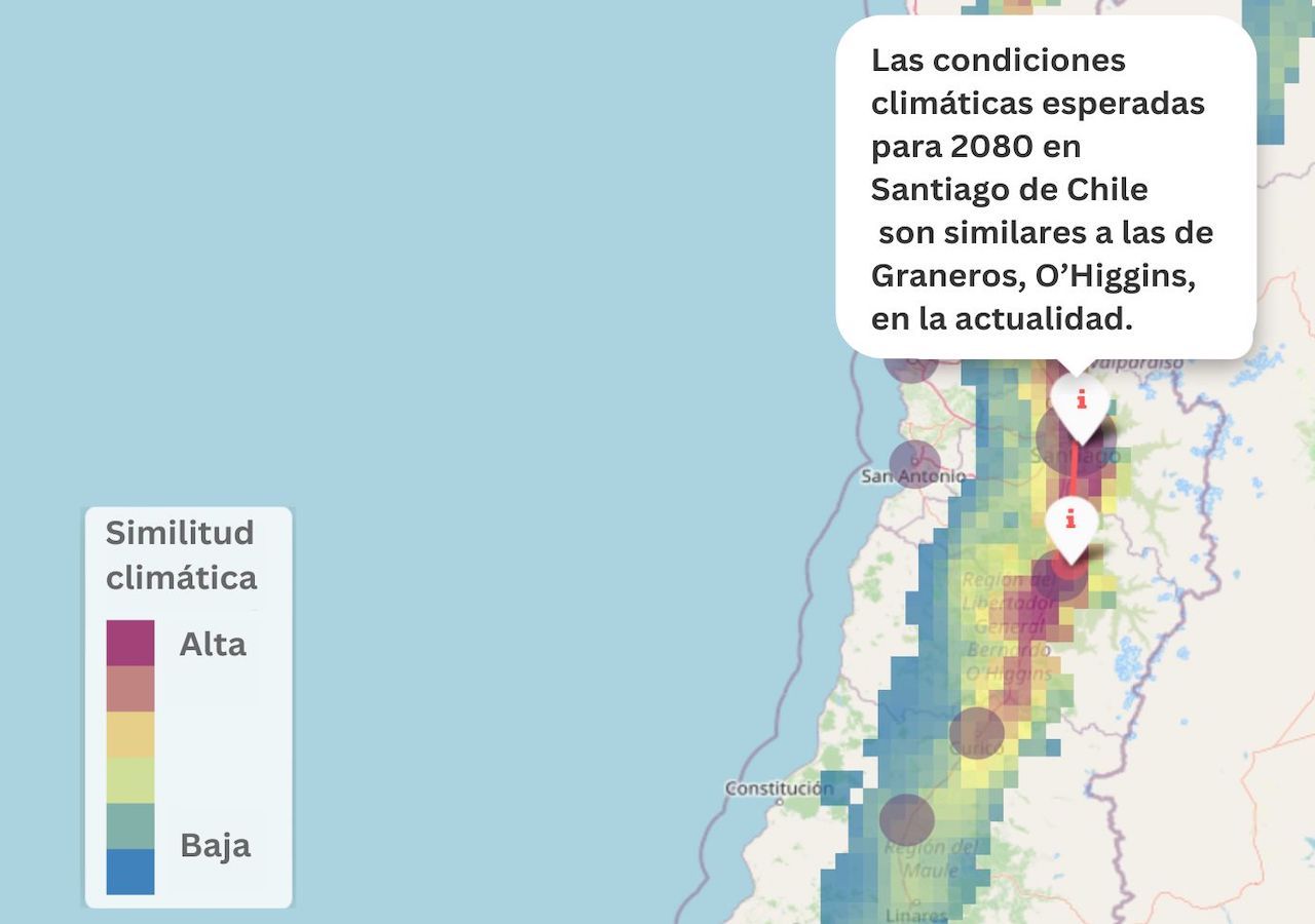 Así podría ser el clima en las ciudades chilenas dentro de 60 años ...
