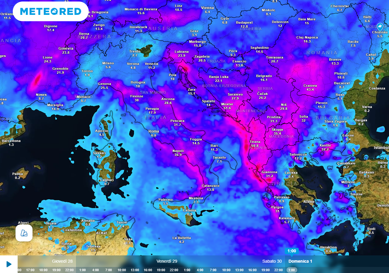 Dove pioverà in Italia questa settimana? Piogge e temporali in queste ...
