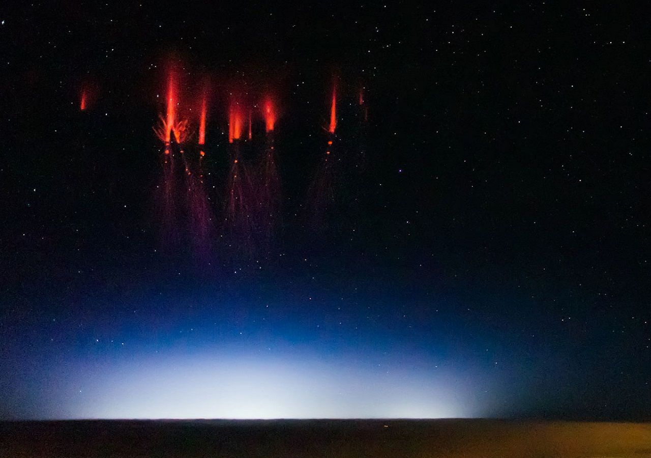 Red sprites spotted in the Atacama Desert: quite a spectacle!