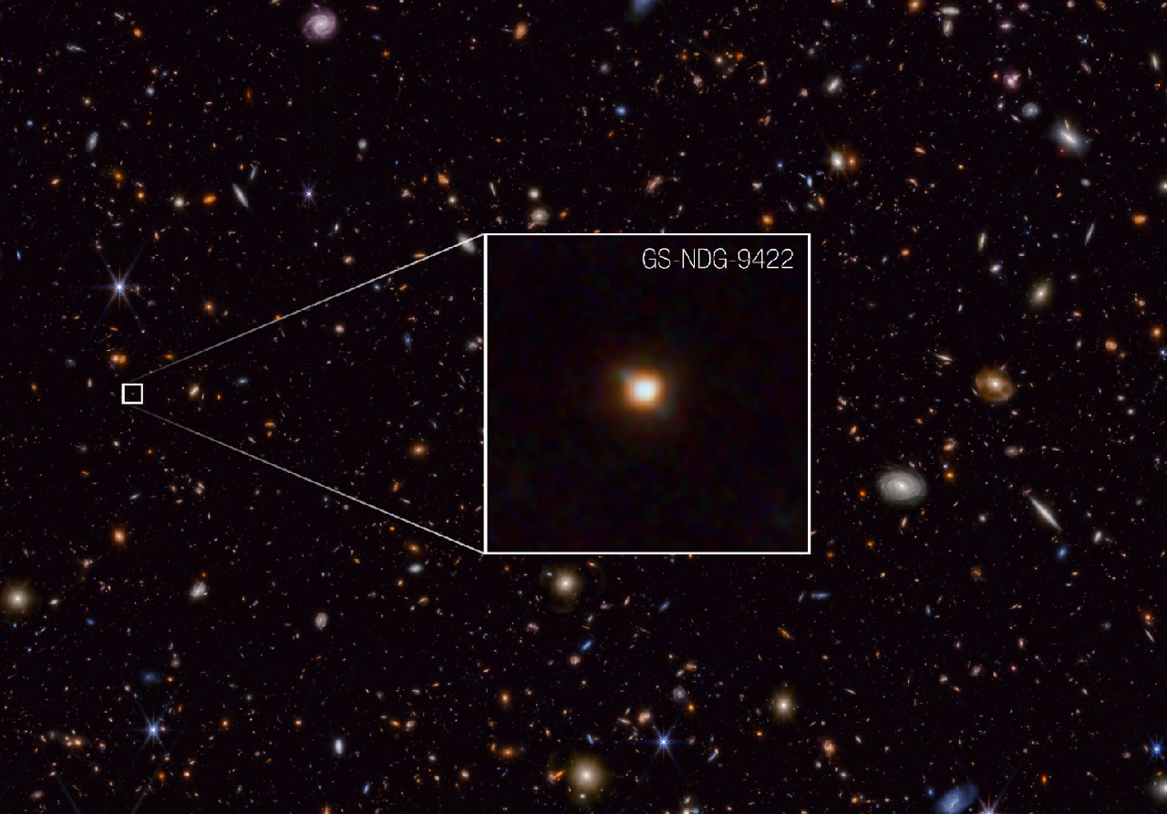 È stata osservata una galassia il cui gas brilla più delle sue stelle ...