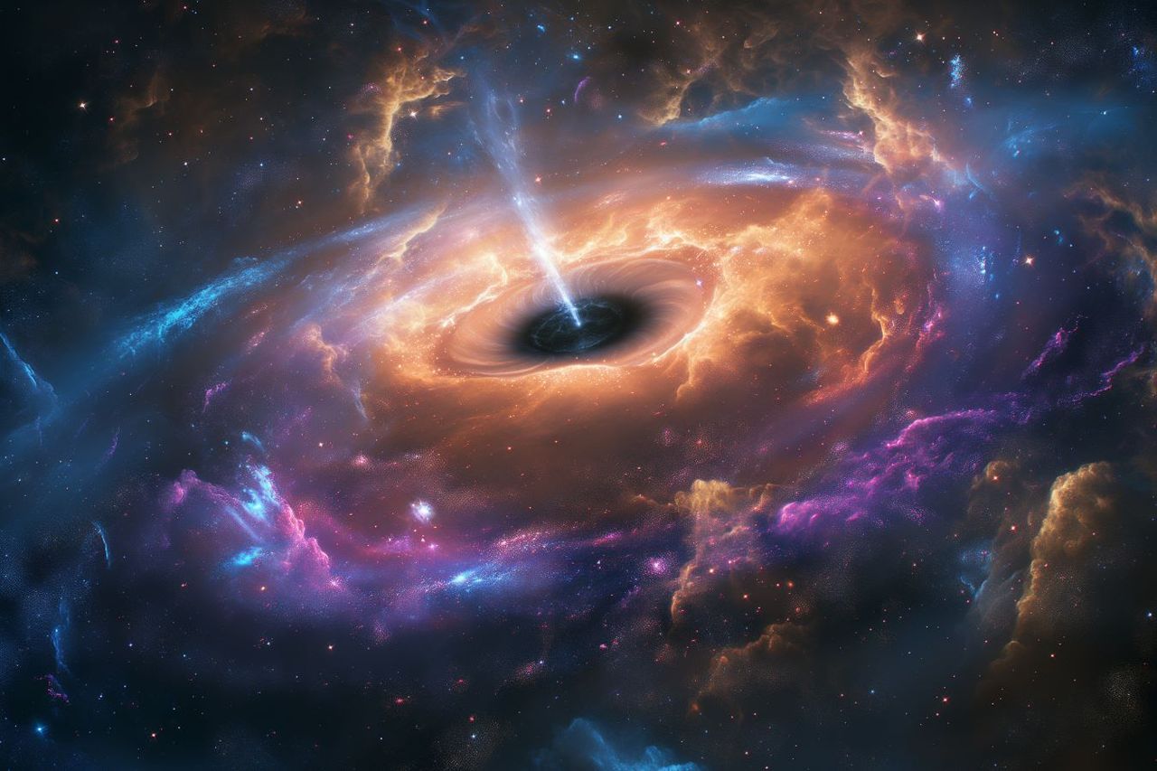 È stato scoperto un buco nero famelico! Sta divorando materia ad una ...