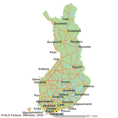 El clima de Finlandia
