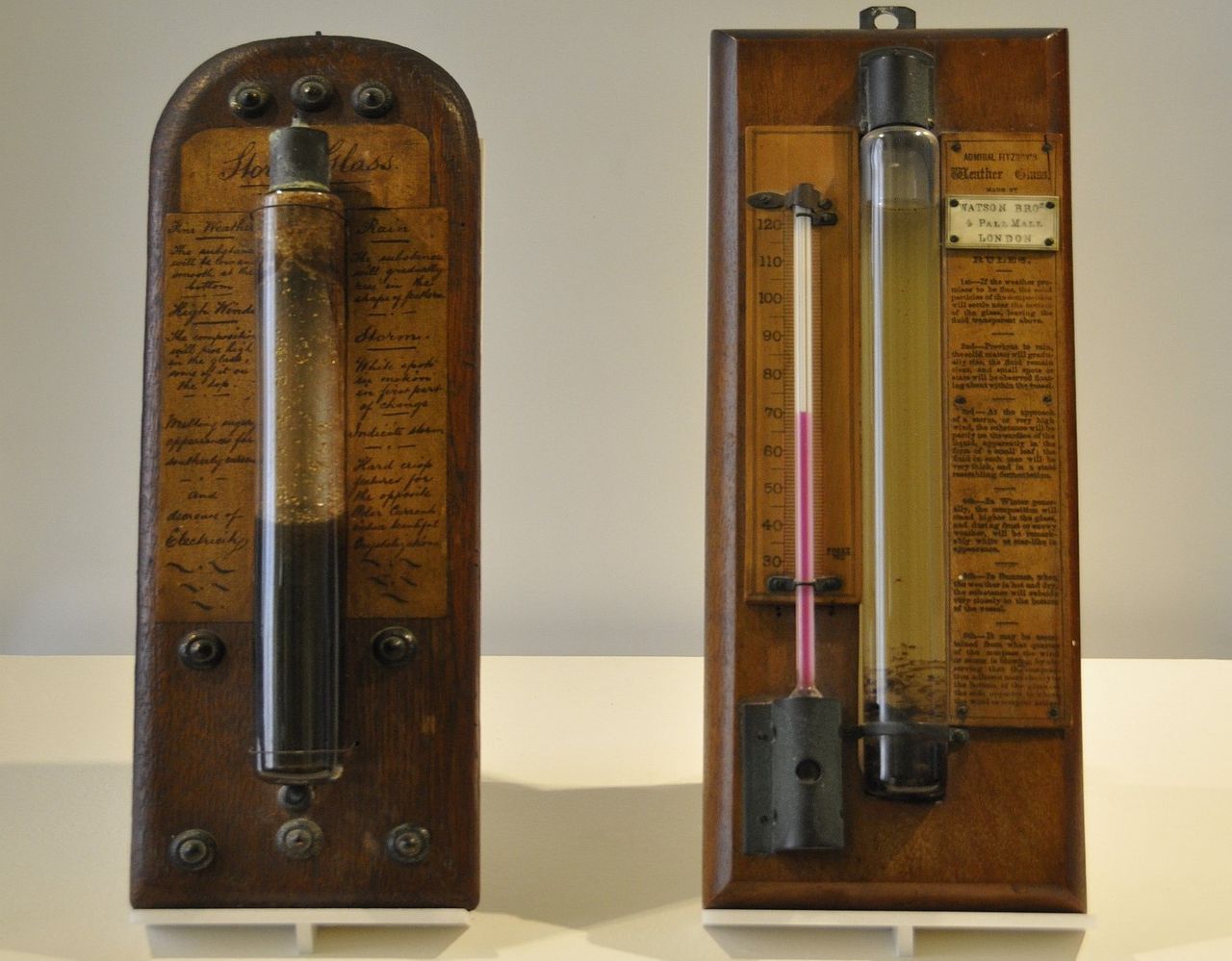 El cristal de tormenta de Fitzroy o 'storm glass', un curioso ...