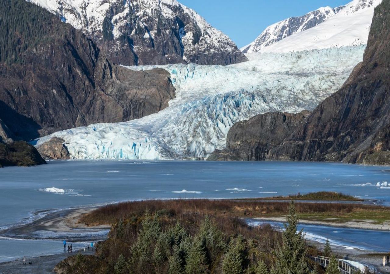 El desbordamiento de un lago glaciar en Alaska no hubiera sido posible ...