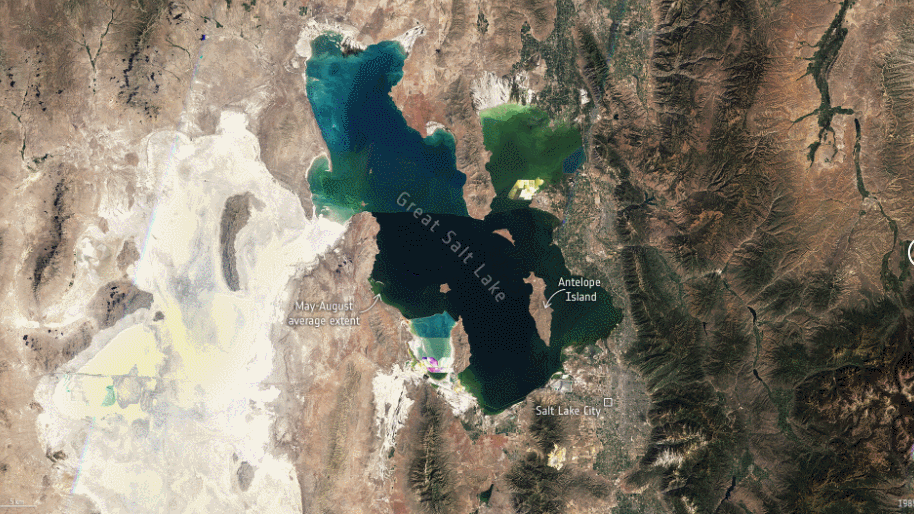 El Gran Lago Salado de Utah está desapareciendo