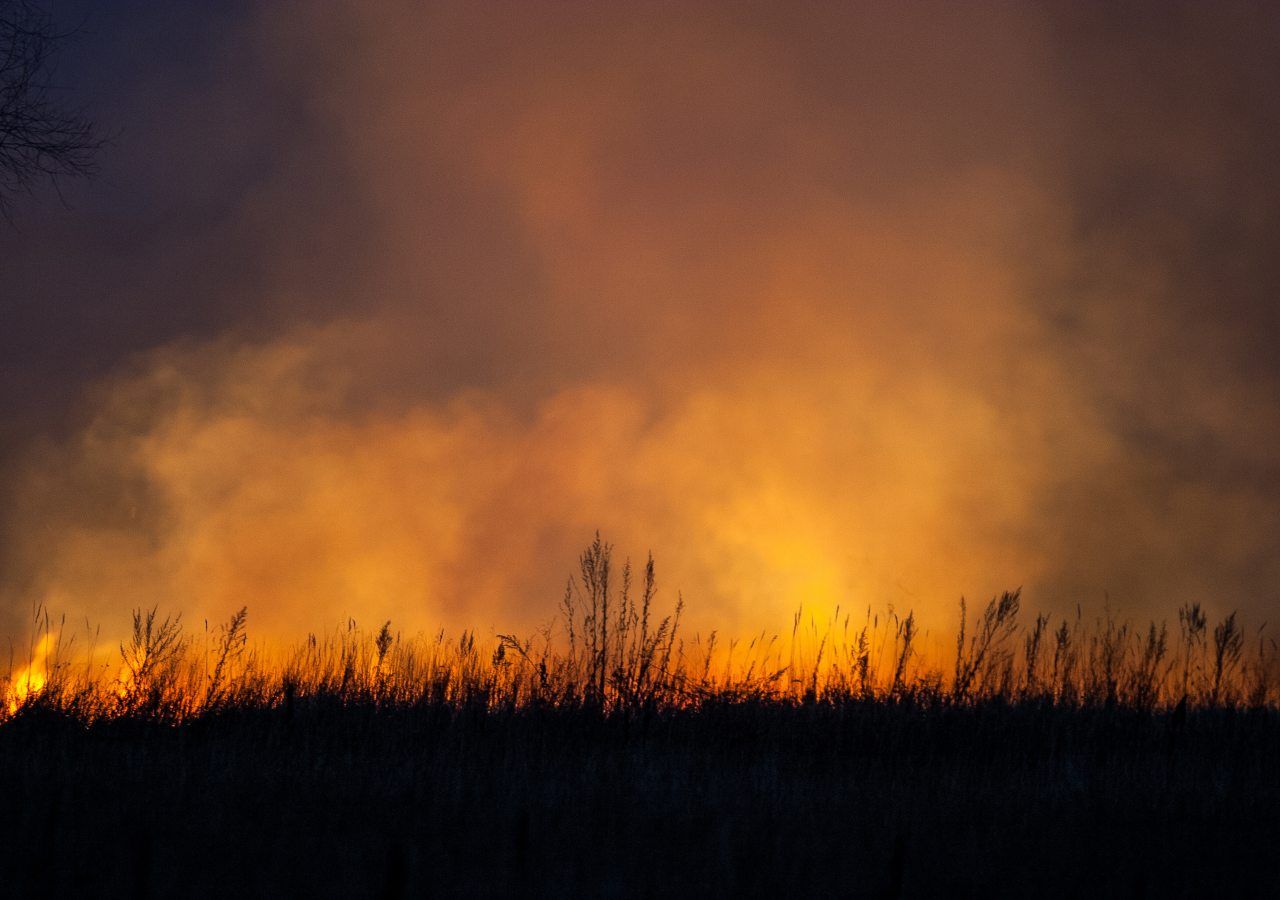 Humo: olor a quemado y complicaciones en el centro del país