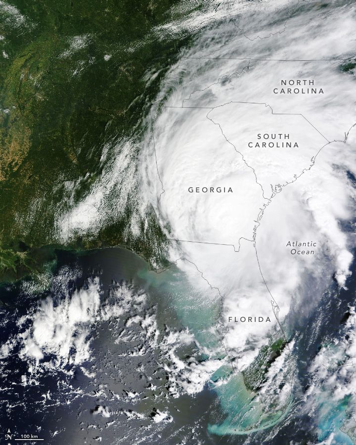 El huracán Idalia genera fuertes vientos y marejada ciclónica histórica ...