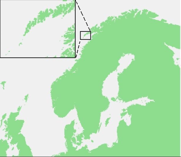 El Maelstrom, un remolino marino de “aguas tomar”