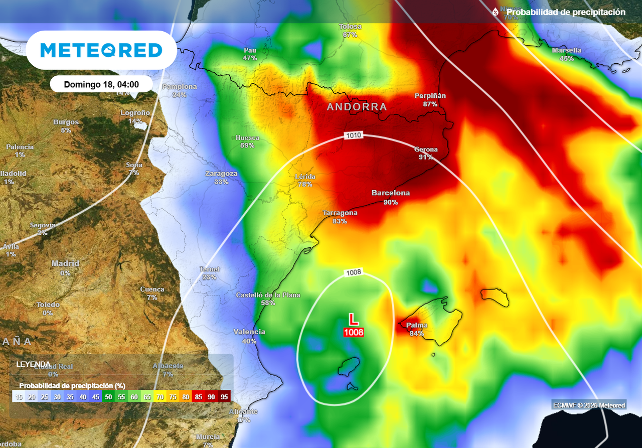 El sábado cambiará todo para Cataluña y 3 comunidades más: las lluvias ...